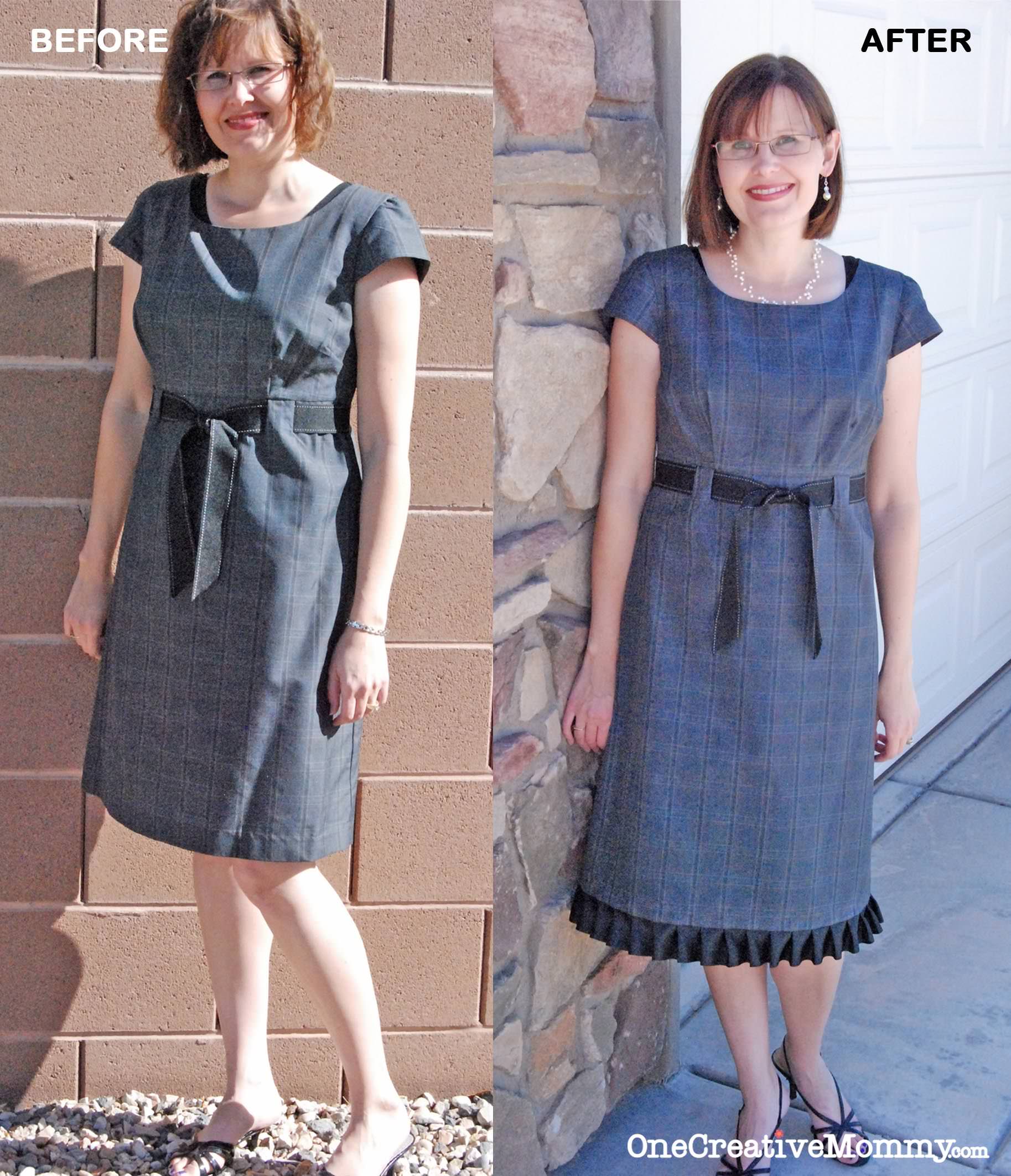 Blast From The Past Adding Length To A Dress Or Skirt Tutorial