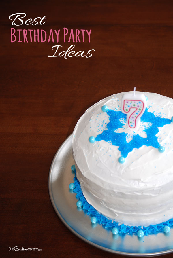 Best Kids Birthday Party Ideas and A Giveaway Onecreativemommy