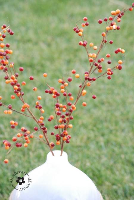 Fast and Frugal Fall Decor - onecreativemommy.com