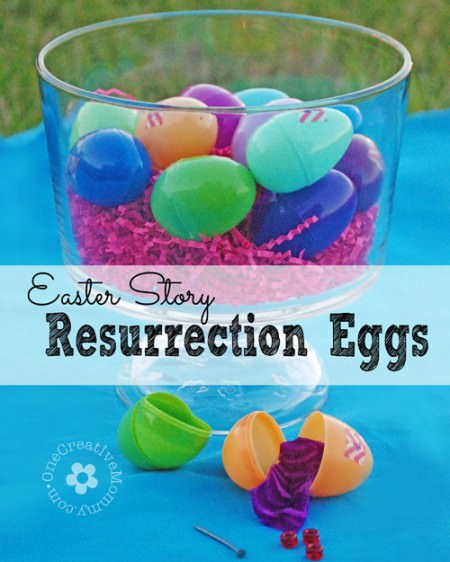 Easter Story Resurrection Eggs - onecreativemommy.com
