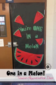 Teacher Appreciation Ideas for Door Decorating - onecreativemommy.com