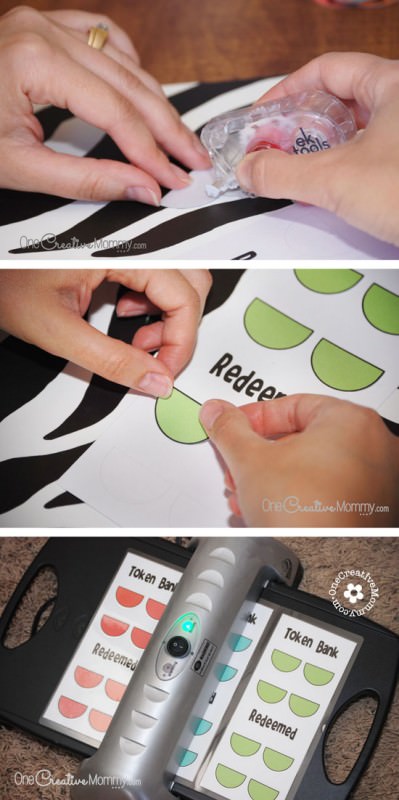 Technology Token System {Printable} - onecreativemommy.com