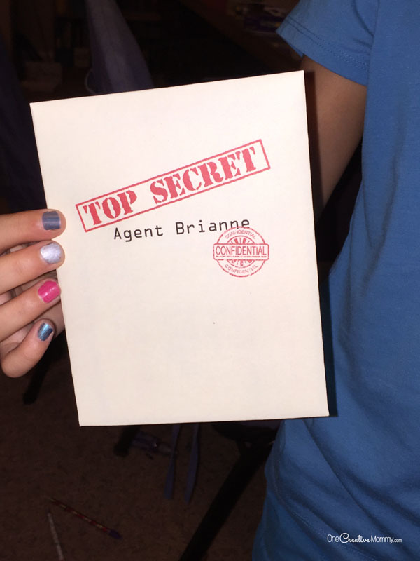 Printable Spy Party Invitations Onecreativemommy