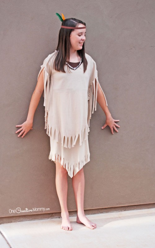 Easiest Indian Costume Ever!!! - onecreativemommy.com