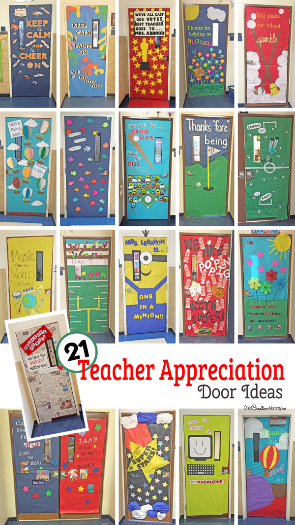 21 Awesome Teacher Appreciation Door Ideas Onecreativemommy