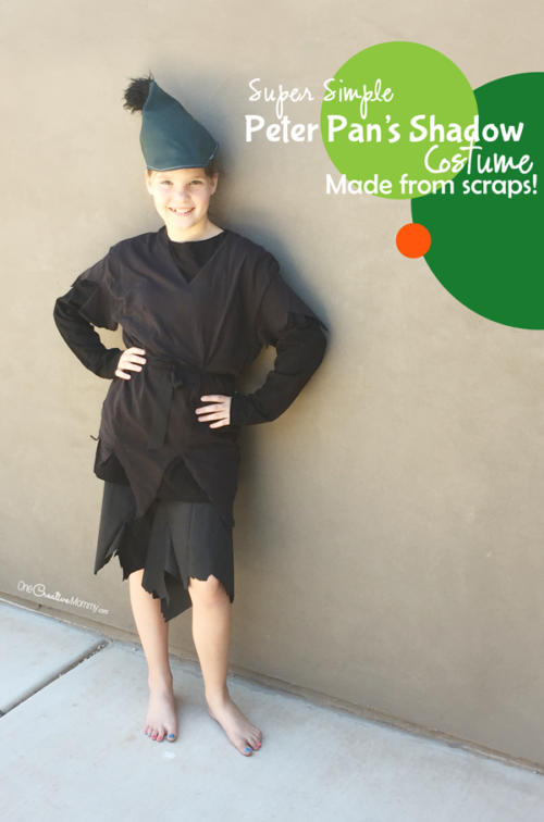 Make This Simple Peter Pan Shadow Costume from Scraps ...