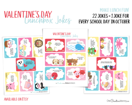 The cutest Valentine Lunch Box Jokes! Free Printables ...
