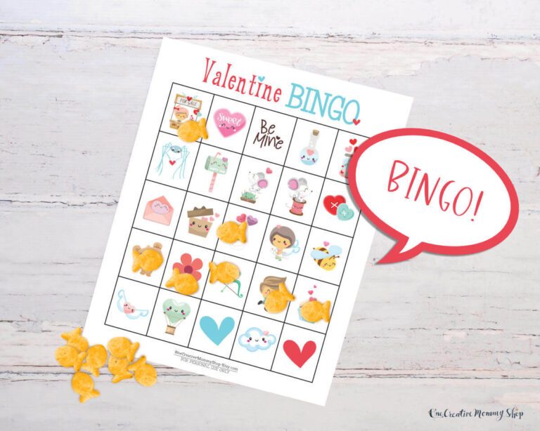 The absolute cutest Valentine's Day bingo game! Now 3 styles ...